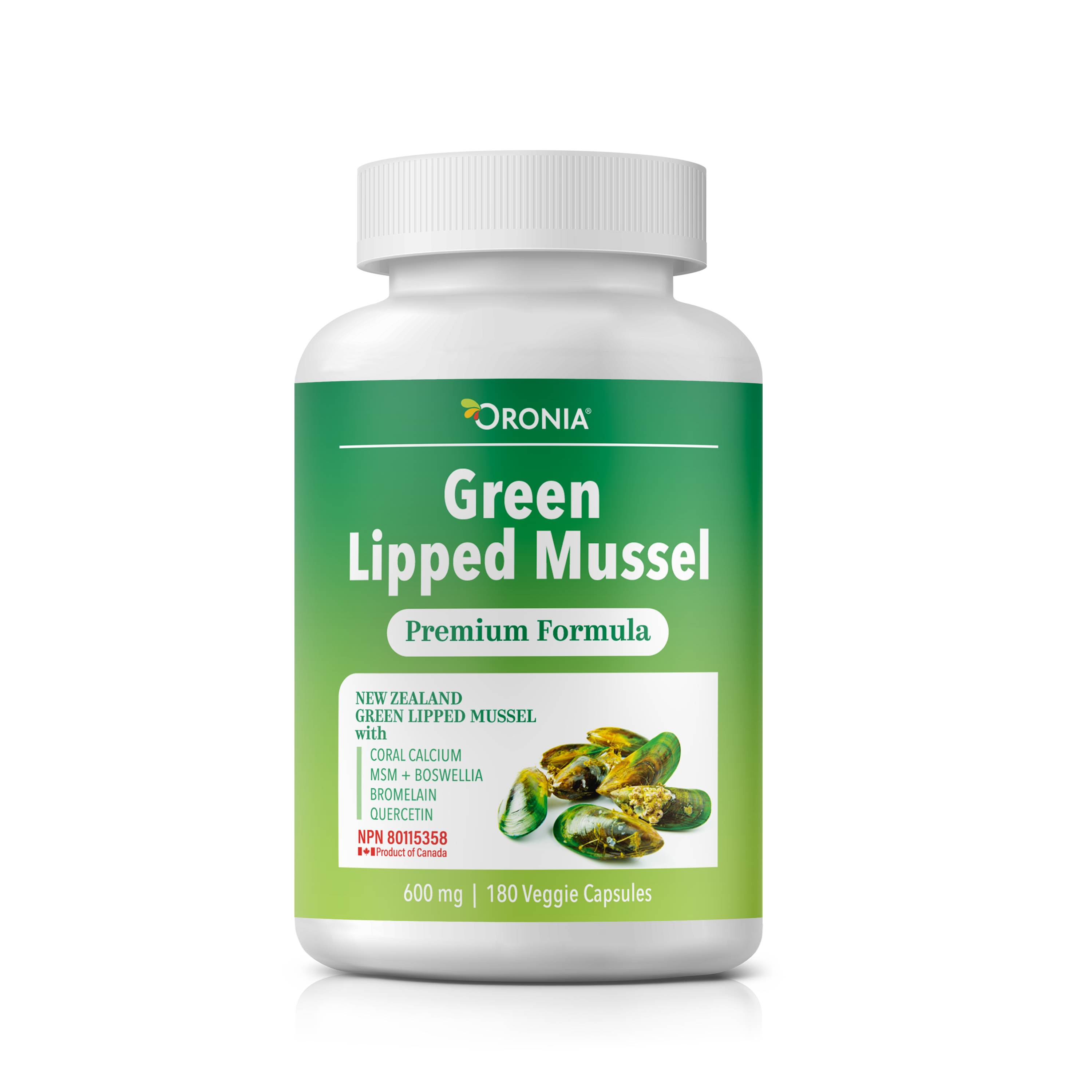 Oronia Green Lipped Mussel for Joint Health and Inflammation Support ...